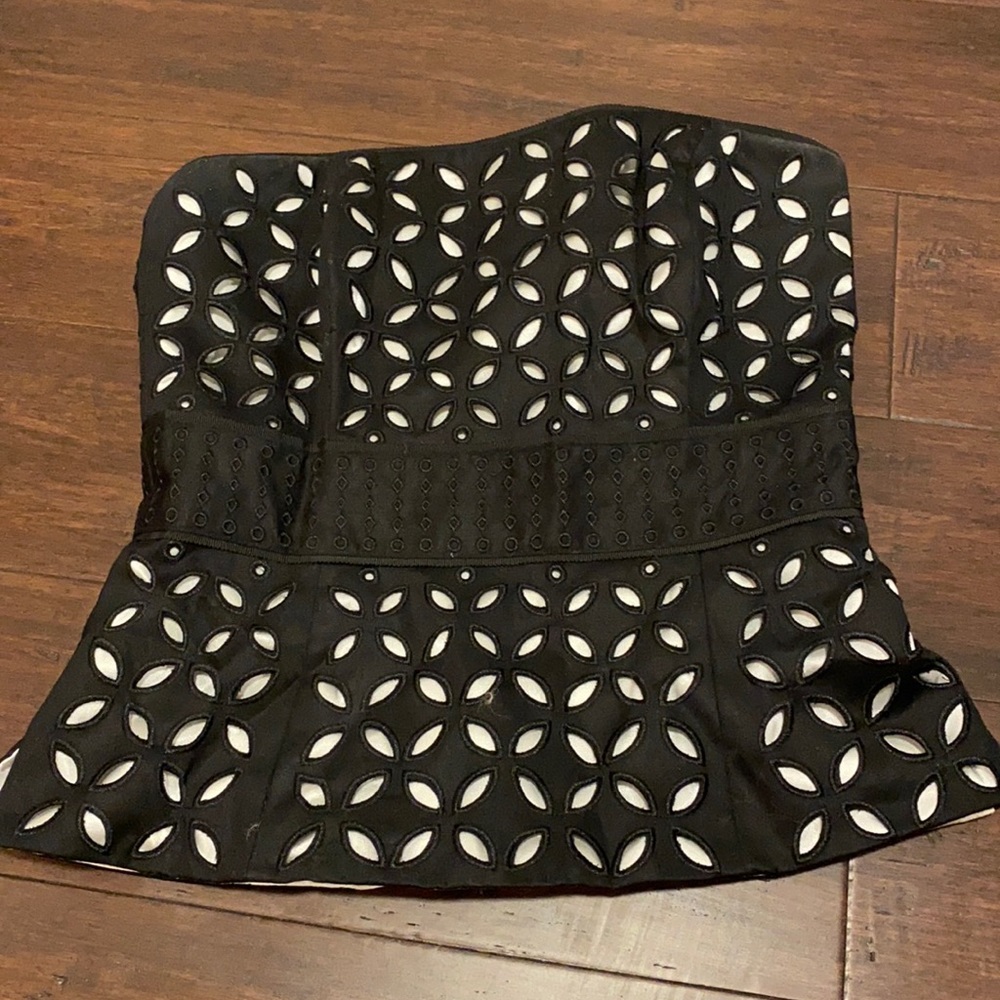 Circle Cut Out Bustier - Gem